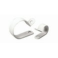 GARDNER BENDER INC Cable Clamps, White Plastic, 3/8-In. I.D., 15-Pk ...