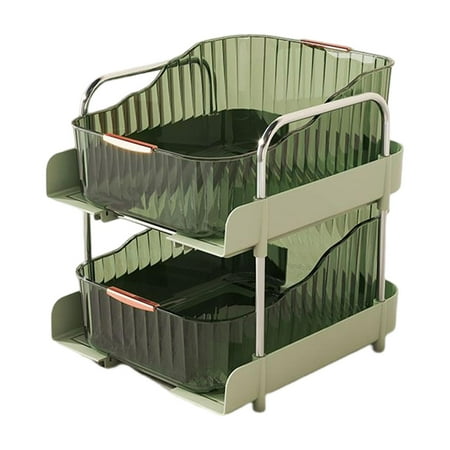 2 Tier Cups Mugs Drying Rack, Food and Seasoning Jar Holder, Coffee Cup ...