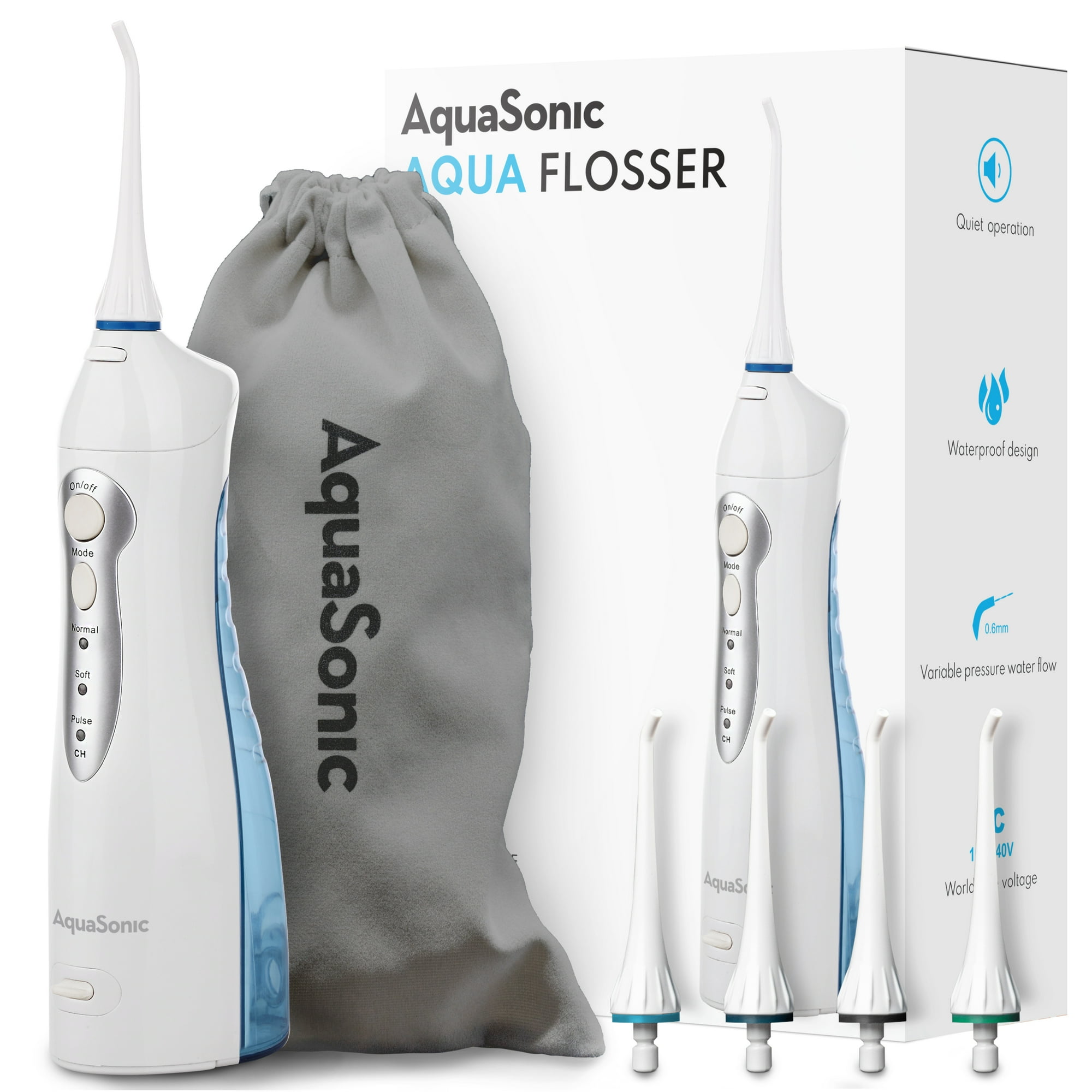 Click here for Aquasonic Lightweight Cordless Water Flosser Set... prices
