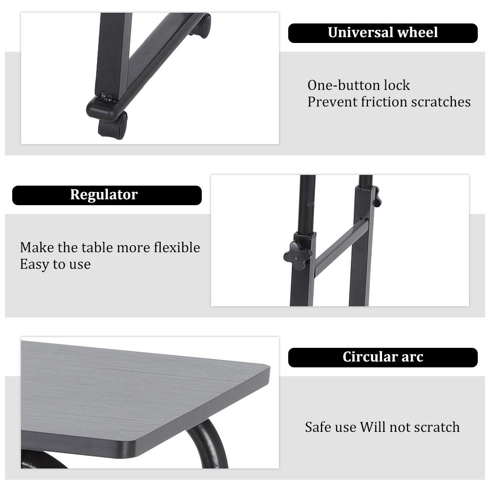 Buy EECOO Adjustable Laptop Cross Bed Computer Table Desk Furniture W ...