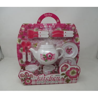 Kitchen Connection Tea Party Pretend Playset For Kids, 21-Piece ...