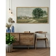 Drsoum Large 20x40in Natural Framed Rustic Country Road Landscape ...