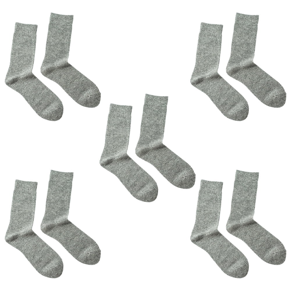 Click here for Xiang 5 Pairs Wool Socks Mens  Thick Warm Socks  S... prices