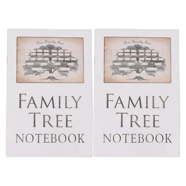 Family Tree Notebook, 16 Pages Handwritten Easy To Use Color Fading ...