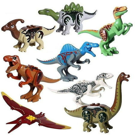 Jurassic 2 Building Blocks World Dinosaurs Figures Bricks Assemble Kids ...