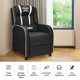 Gymax Massage Racing Single Lounge Sofa Gaming Recliner Chair Home ...