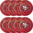 NFL San Francisco 49ers 9" Paper Plate and 6.5" Napkin Party Kit 48 ...