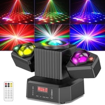 6 Arms Moving Head DJ Lights, 150W Bee Eye DMX RGBW LED Stage Lights ...