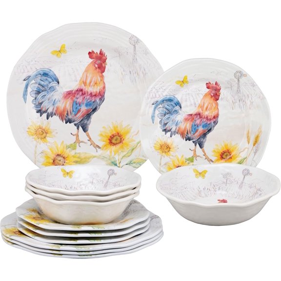 Rooster Dinnerware