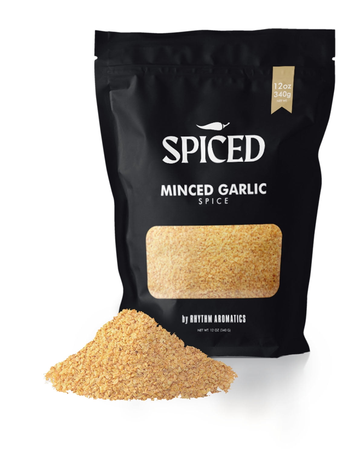 SPICED Dried Minced Garlic, 12 Oz. of Finely Minced Garlic, Great for ...