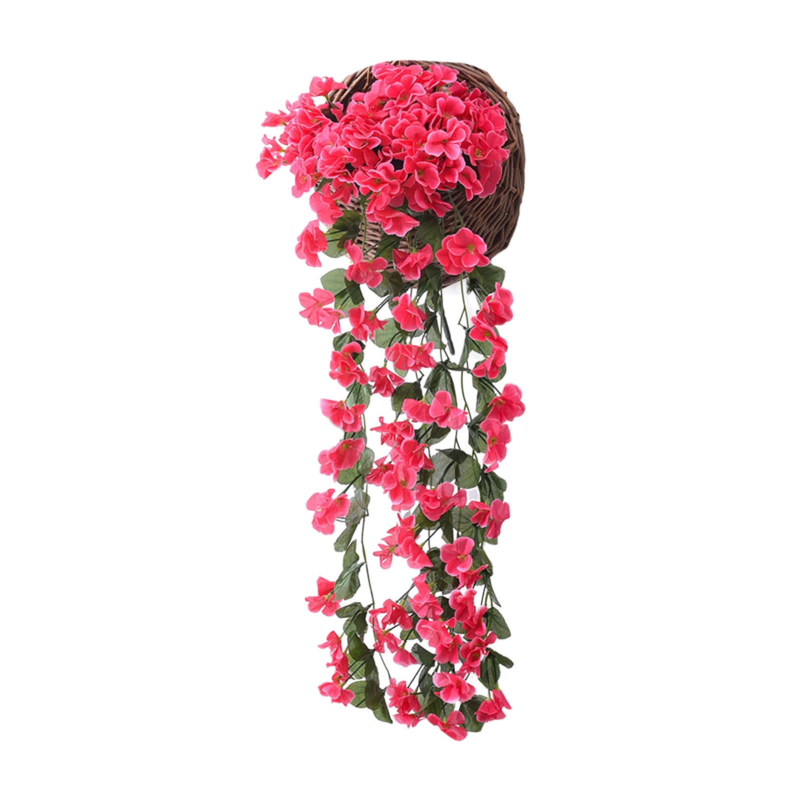 Unbranded Hanging Baskets For Plants simulation Violet Flowers Fake Flowers Decorative Simulation Wall Hanging Hanging Basket Flowers Silk Flowers Vin