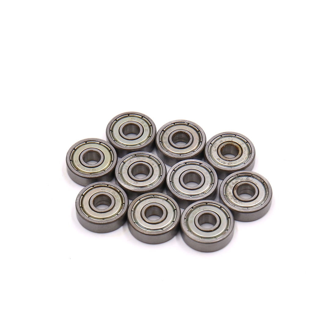 10 Pcs 625Z 5 x 16 x 5mm Double Shielded Deep Groove Radial Ball ...