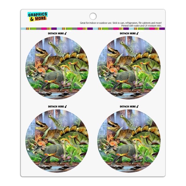 Triceratops T-Rex Stegosaurus Jurassic Dinosaurs Refrigerator Fridge ...