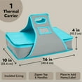Juvale Thermal Insulated Food Transport Casserole Carrier to Keep Food ...