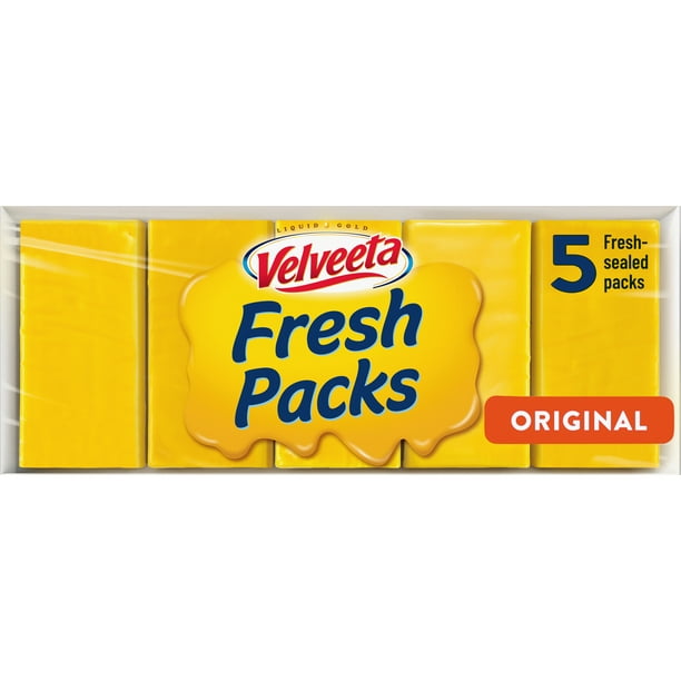 Velveeta Fresh Packs Original Melting Cheese Dip & Sauce, 5 ct Blocks ...