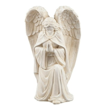 Morning Angel Statue – Natural Stone Appearance – Made of Resin ...