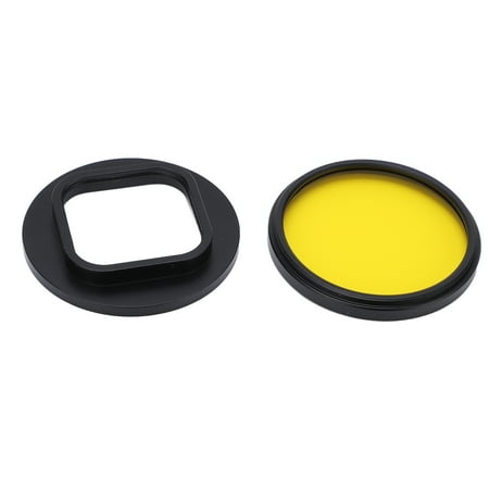 Fugacal Yellow Lens Filter,52mm Yellow Camera Lens Contrast Filter For ...
