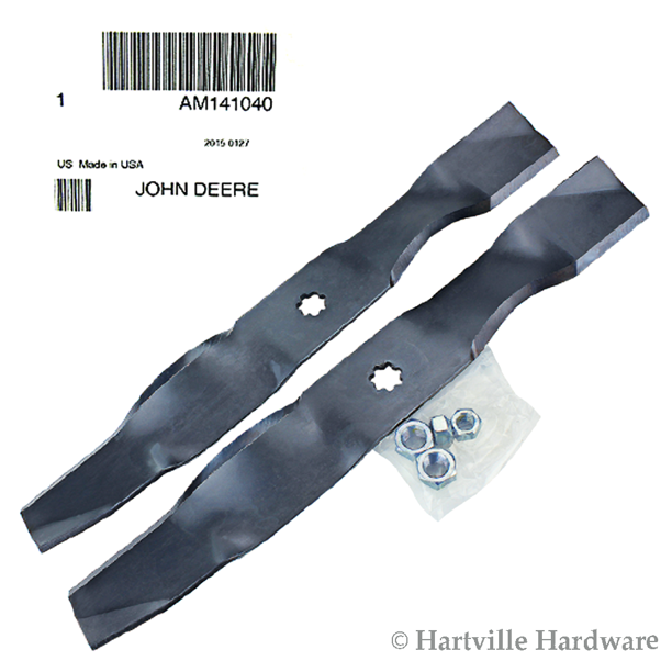 Genuine John Deere AM141040 Lawn Mower Mulching Blade Kit - Walmart.com