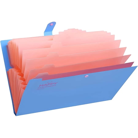 Skydue Expanding File Folders 12 Pockets Accordion File Folder A4 and ...