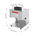 Meat Slicer, Electric Meat Grinder, 1500W Commercial Food Processor ...