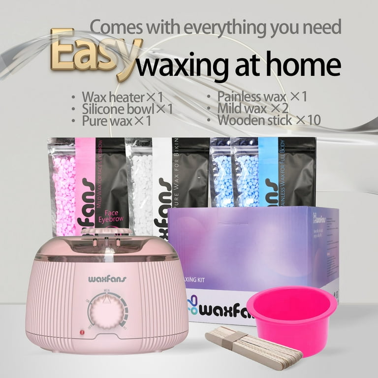 Waxfans Waxing Kit for Hair Removal, at Home Waxing Kit ,Wax Waxfans Waxing Kit for Hair Removal, at Home Waxing Kit ,Wax