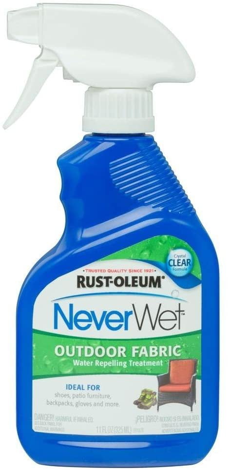Rust-Oleum 278146 NeverWet 11-Ounce Outdoor Fabric Spray, Clear 4 Pack ...
