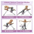 Ab Machine, Ab Workout Equipment, Adjustable Ab Trainer Machine for ...