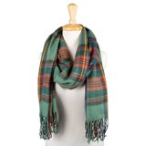 Classic Tartan Plaid Scarf, 71 x 25, 100% Acrylic, Multiple Colors ...
