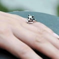 Adjustable Sweet Kitty Cat Wrap Around Animal Ring with Austrian ...