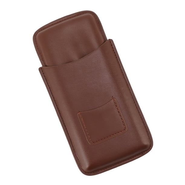 Cigar Travel Case,Leather Cigar Case Portable Small Cigar Humidor Case ...