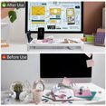 BESTYASH White ABS Rack Computer Keyboard Shelf for Home Office Space ...