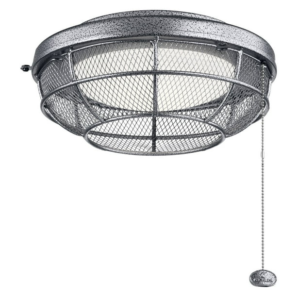 Kichler Industrial Mesh Fan Light Kit - Walmart.com