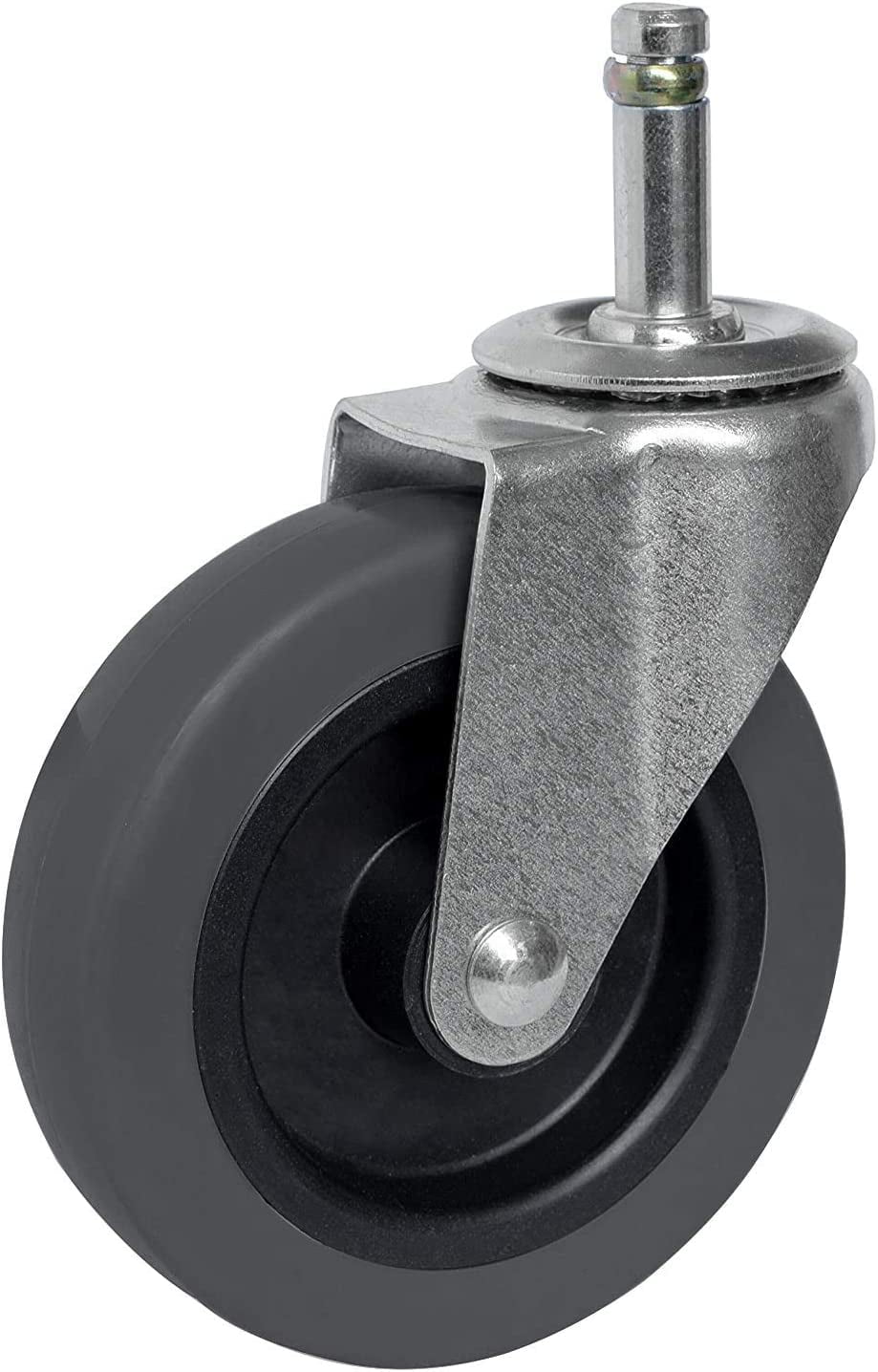 Buy MySit 4 Caster Replacement Swivel Stem 7/16x 1-3/8 TPR Rubber ...