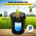 SKYSHALO DWC Hydroponic System, 5 Gallon 8 Buckets, Grow Kit with Pump ...