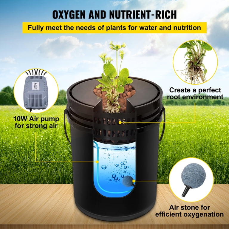 8 Bucket Hydroponic Grow System Hydroponics Growing System DWC