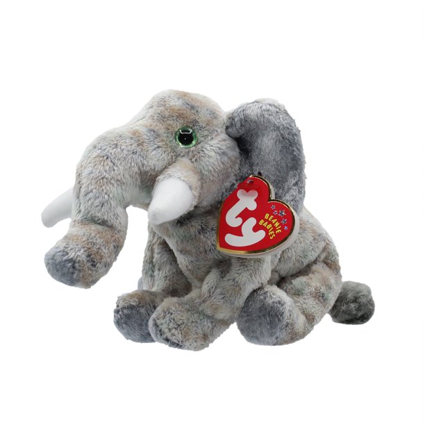 Ty Beanie Baby: Pounds the Elephant | Stuffed Animal | MWMT - Walmart.com