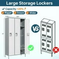STANI Metal Locker 3 Doors Employees Locker Storage Cabinet Locker ...