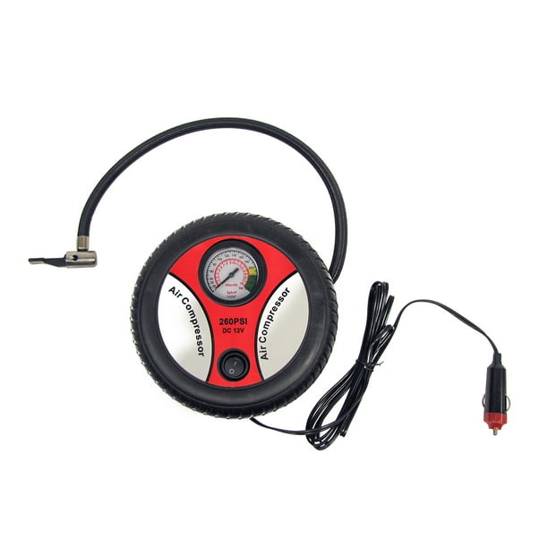 Wheel Shaped Portable Car Truck Tire Inflator 12V Air Compressor ...