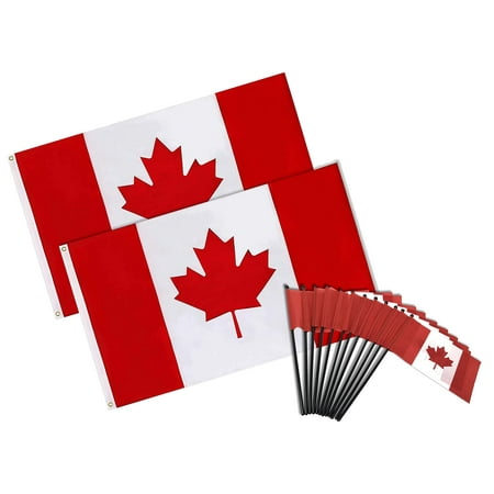 Canada Flags: Canada National Handheld Flags and Canada National Flags ...