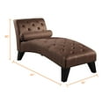 Nathaniel Home Mila Microfiber Chaise Lounge Chair - Walmart.com
