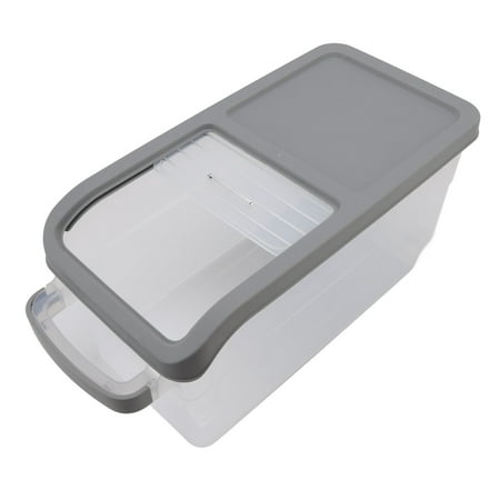 Rice Storage Box 10KG Transparent Rice Storage Box Rice Dispenser ...