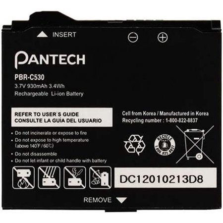 axGear Pantech 5HTB0045B0A Battery Slate Reveal Link for Pantech PBR ...