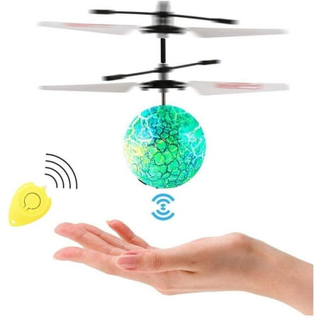 Flying Ball Helicopter Luminous Flying Ball Control with Hand Mini Toy ...