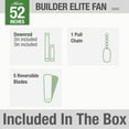 Hunter Fan Company Fan Builder Elite Indoor Ceiling Fan with Pull Chain ...