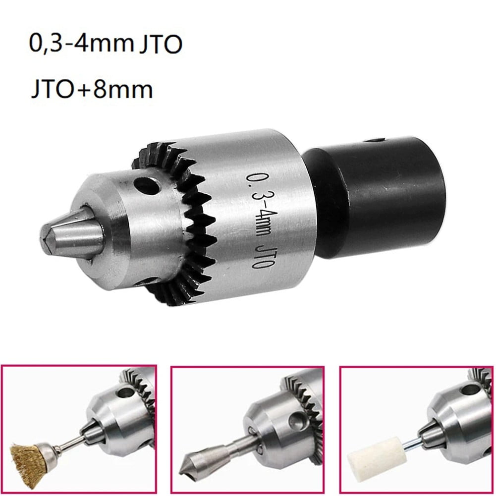 Watchmakers Electric Drill Chuck Jt0 Taper Mounted Lathe Pcb Mini Drill ...