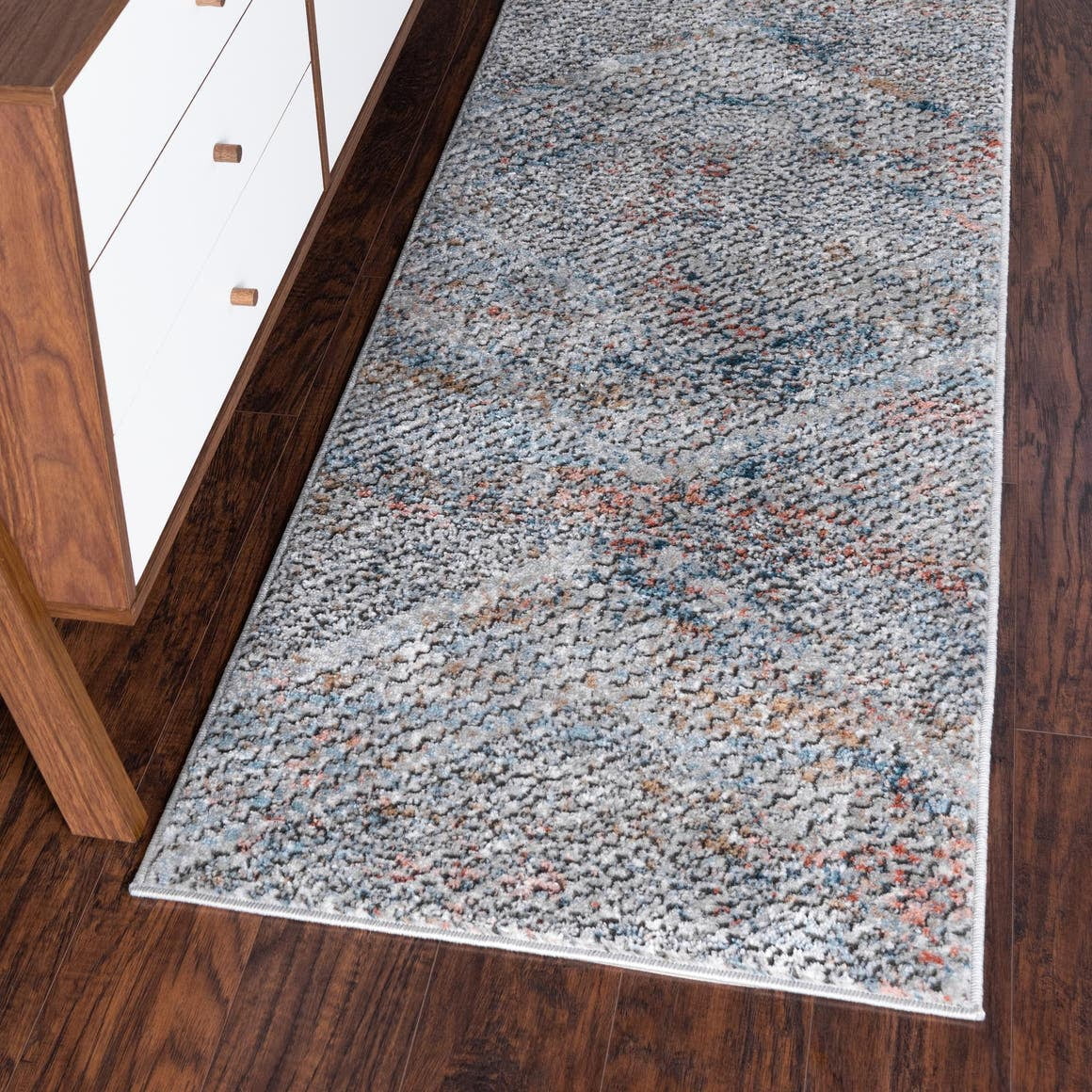 Rugs Com Leipzig Collection Runner Rug 6 Ft Runner Multi Low Pile