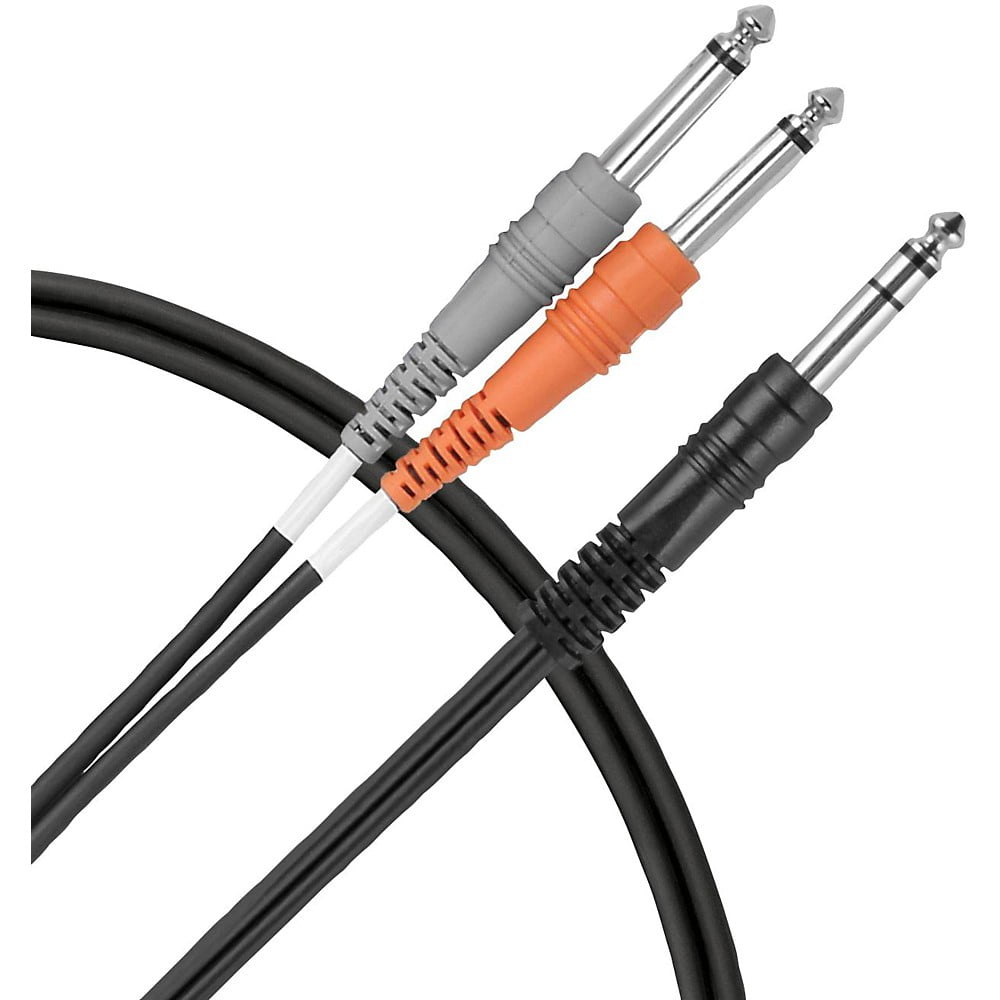 Livewire Essential Interconnect Y-Cable 1/4" TRS Male to 1/4" TS Male 3 ...