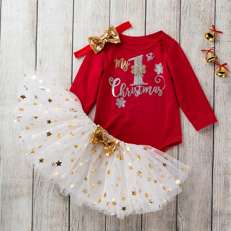 Leg Warmer Newborn Christmas Dress Newborn Baby Girl Tutu Dress with ...
