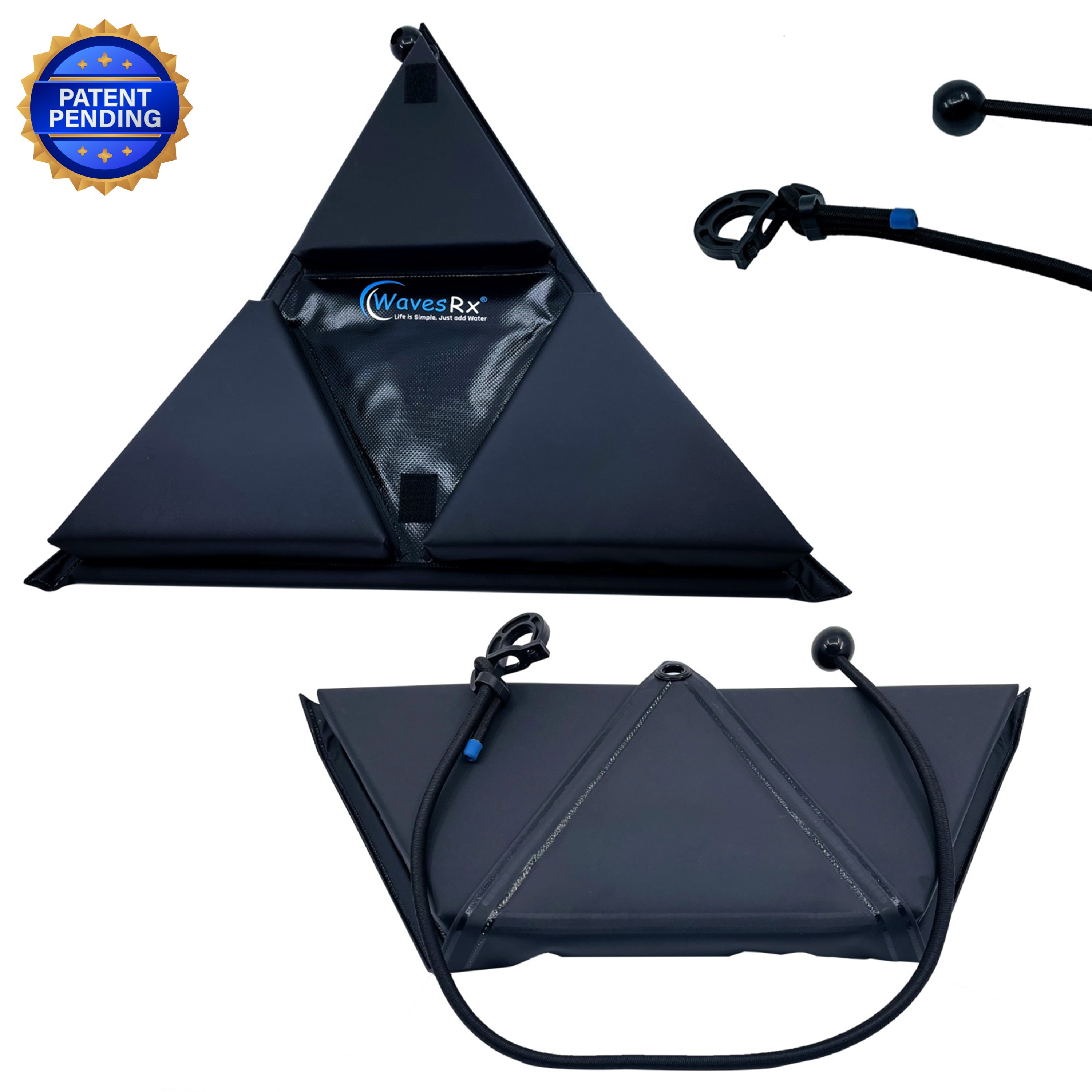 WAVESRX PWC Fender Bumper 2 Pack for Safer Jet Ski Docking | Foldable ...