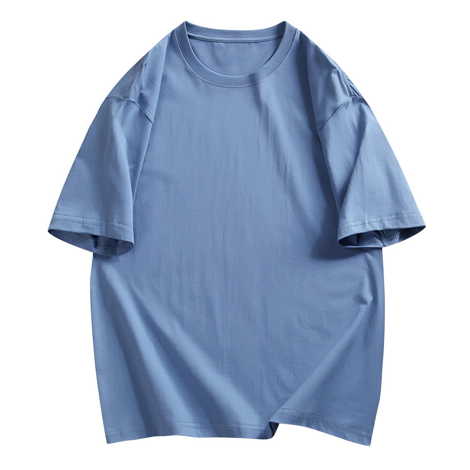 Click here for Aherbiu Plus Size Mens T-Shirts Crew Neck Loose Li... prices